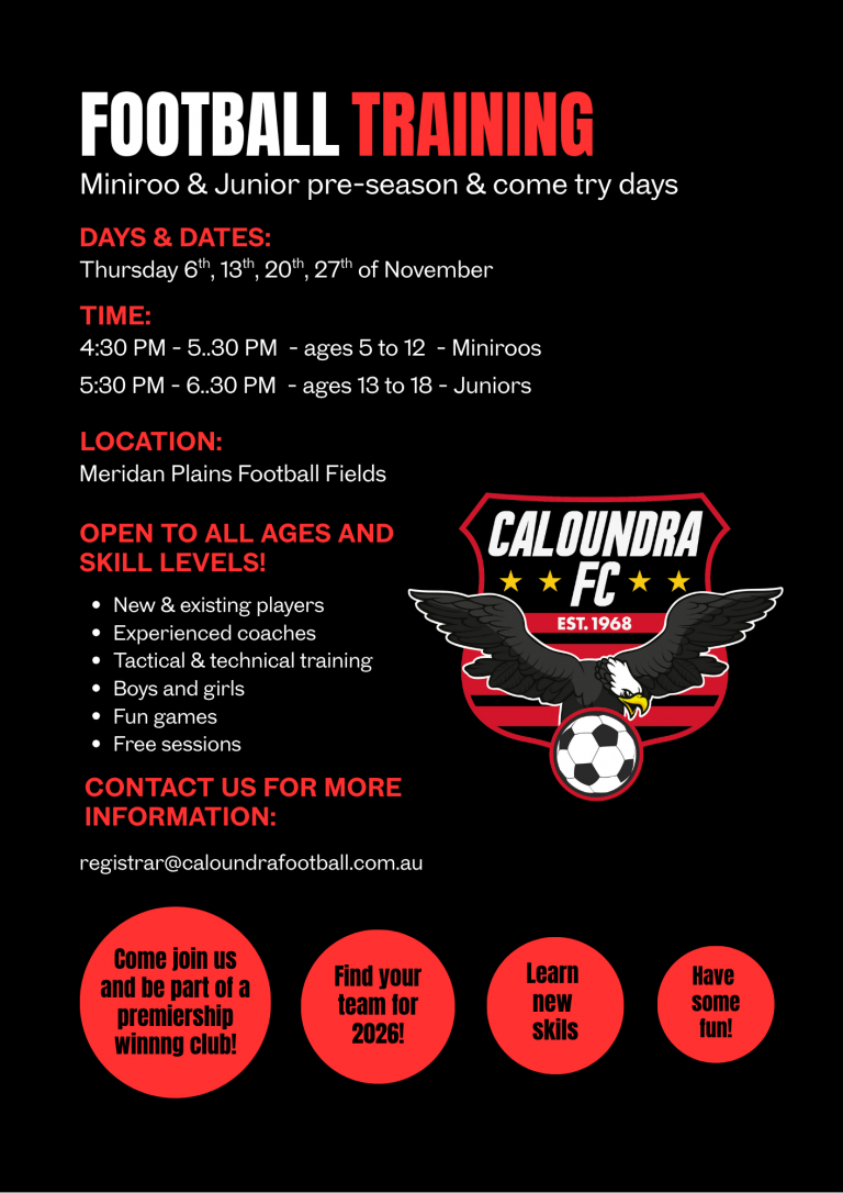 Caloundra Football Club – Home of the Mighty Eagles